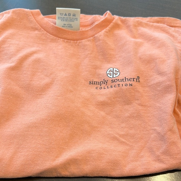 Simply Southern | Shirts & Tops | Simply Southern Kids Orange Tshirt ...